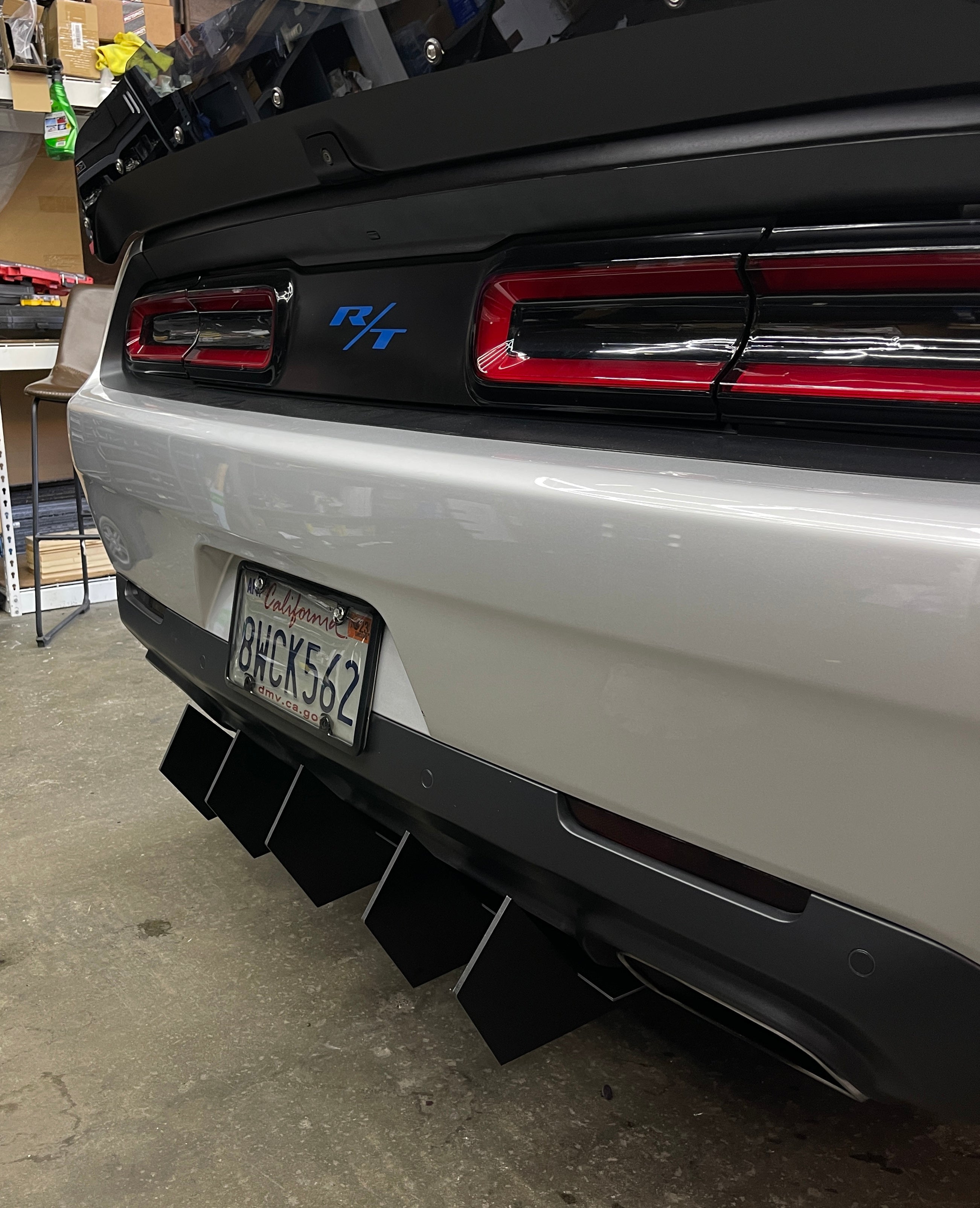 2015-2023 Dodge Challenger Custom (5) Fin Diffuser – NEXT LEVEL WORX